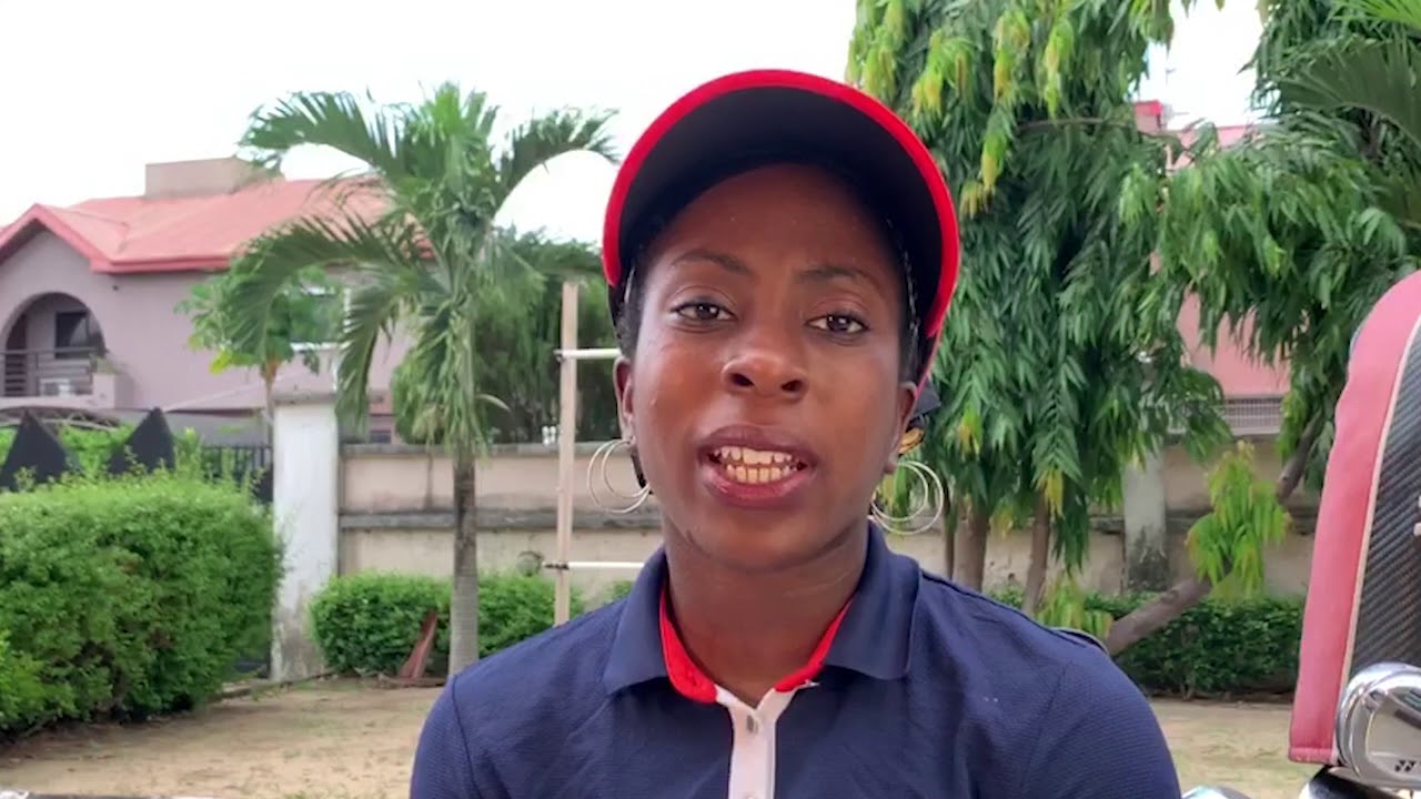 Georgia Oboh, professional player from Nigeria - Women's Golf Day - YouTube