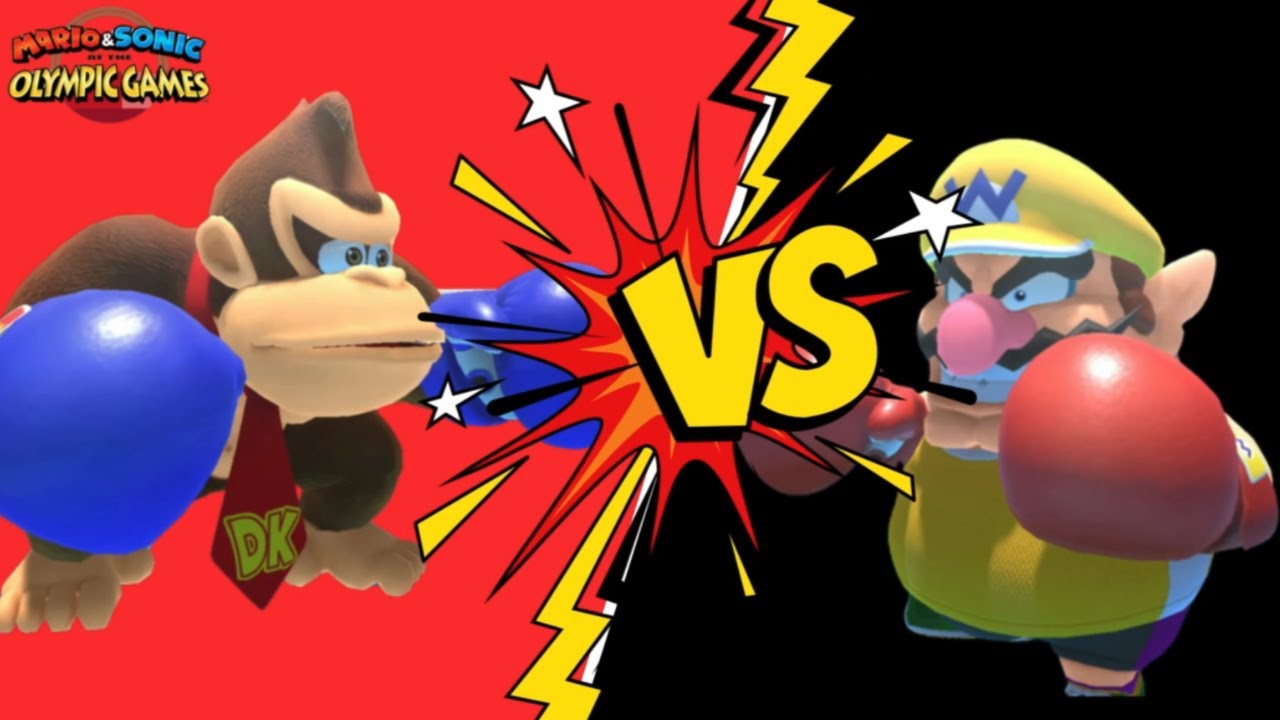 Mario & Sonic At The Olympic Games Tokyo 2020 Boxing Donkey Kong VS ...