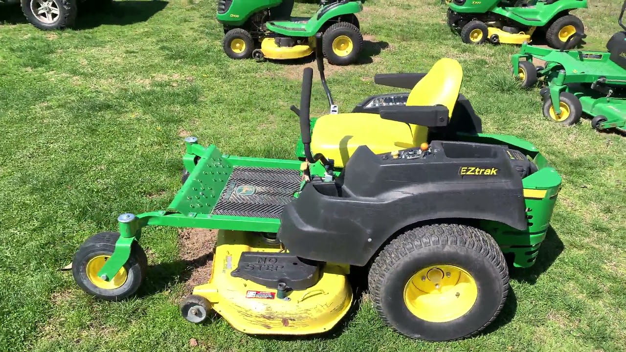 2015 JOHN DEERE Z445 For Sale - YouTube