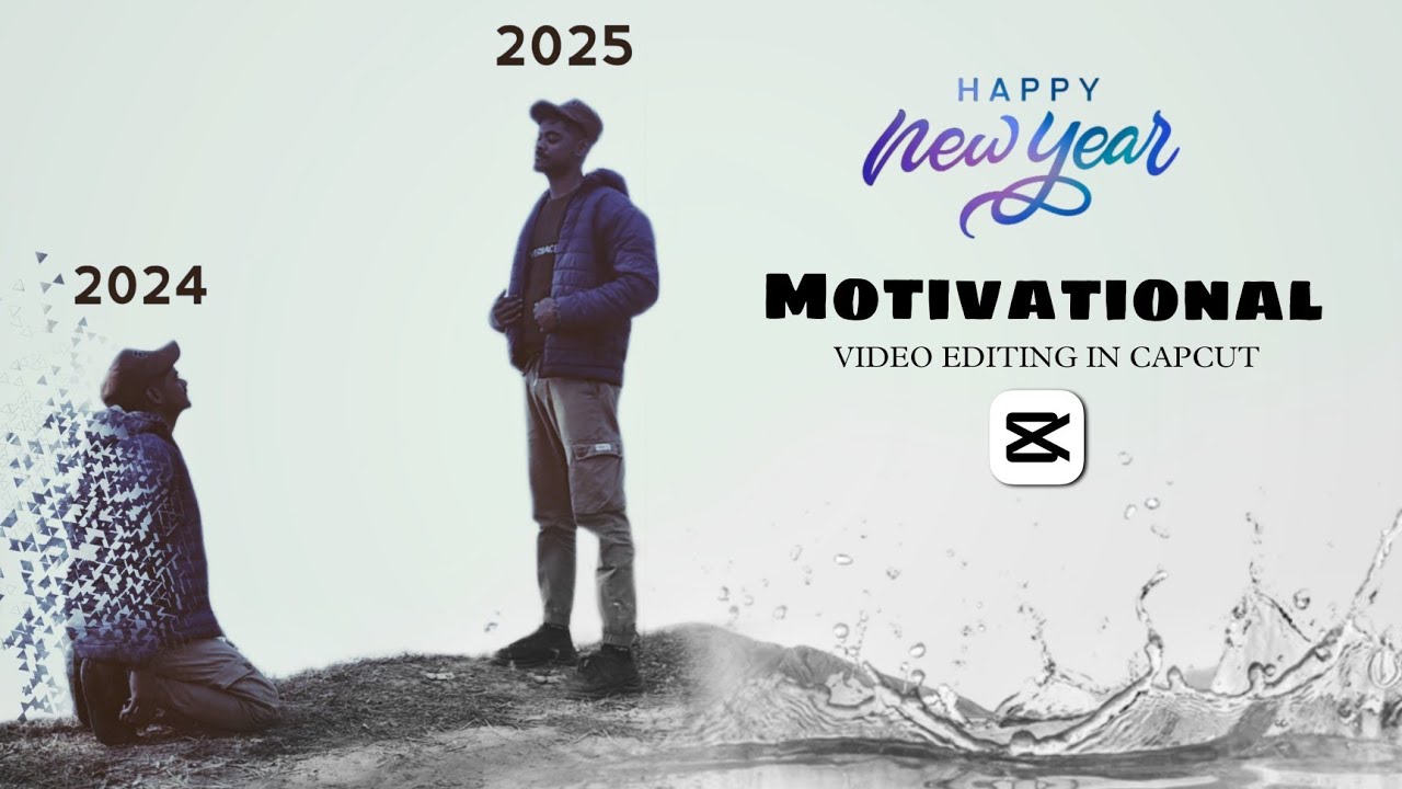 Happy New Year 2025 Motivational Video Editing in Capcut | Motivational ...
