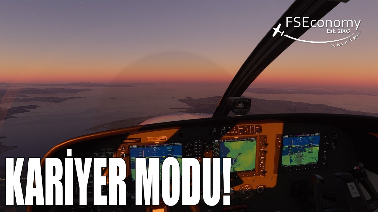 Microsoft Flight Simulator 2020 - Kariyer Modu - FSEconomy - YouTube