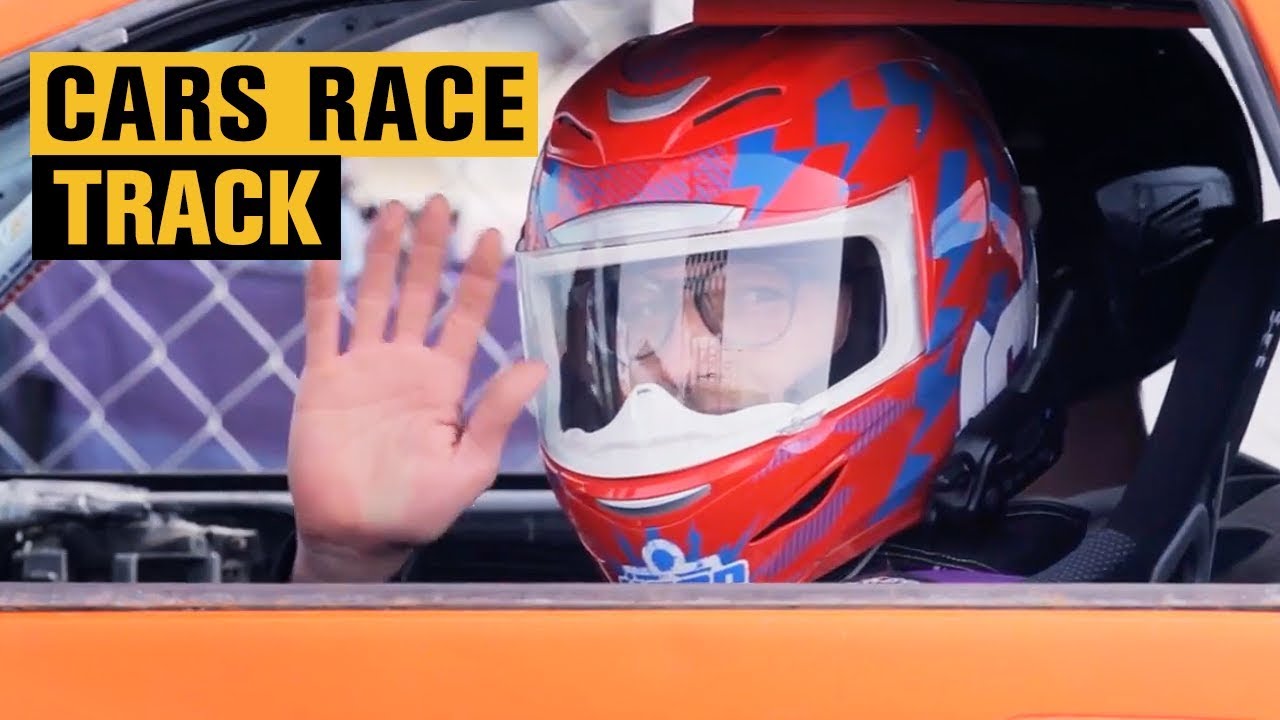 Can normal cars race? (Race Track Experience) - YouTube