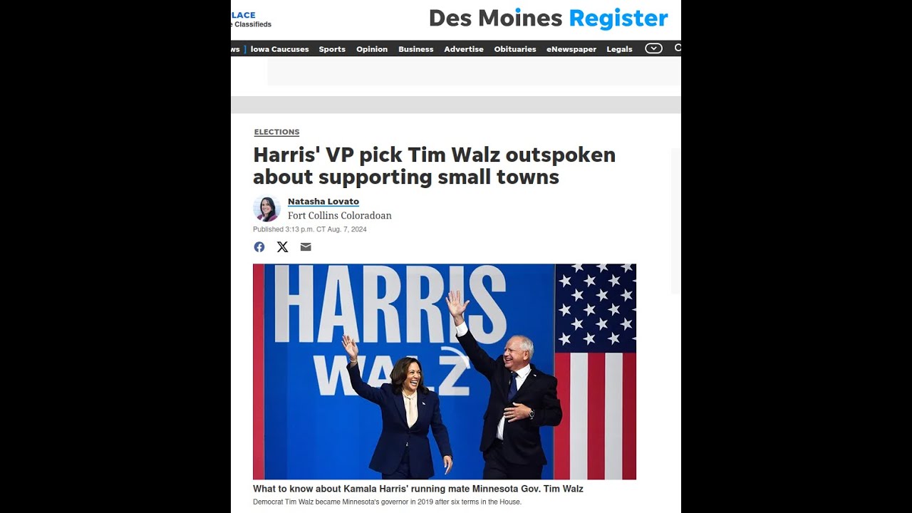 Analysis of Dem's VP pick - YouTube