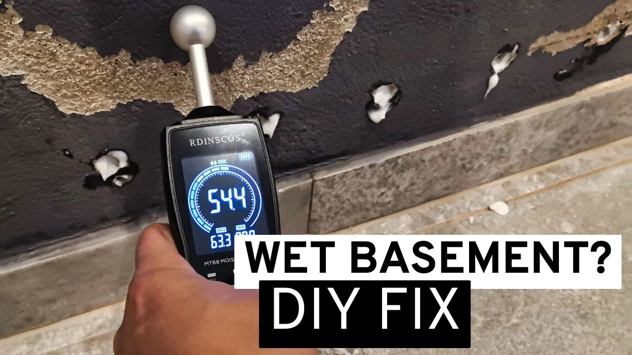 Dry Your Basement Walls: Injection Cream DIY Guide - YouTube