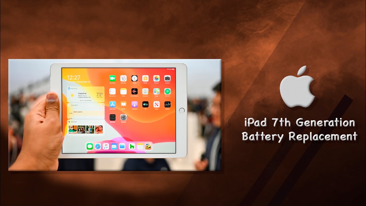 How to change iPad (7th generation) Battery - YouTube