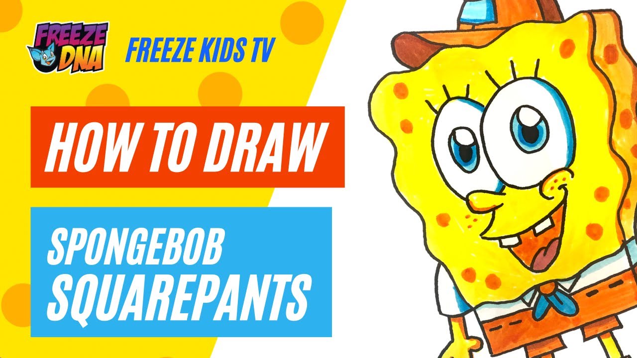 How to draw Spongebob | Step by step for beginners - YouTube