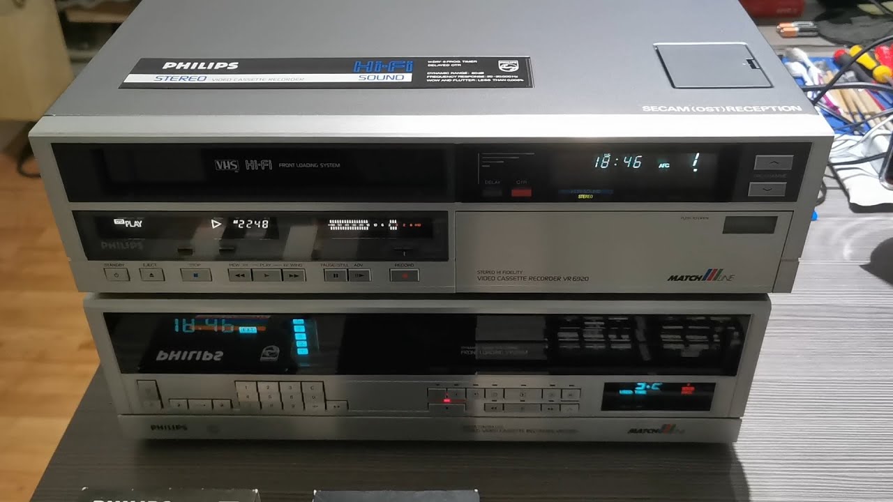 Video2000 meets VHS - Philips VR6920 / VR2350 - YouTube