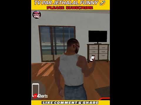 indian bike driving 3d jethalal code on tv 🤣 funny video new update # ...