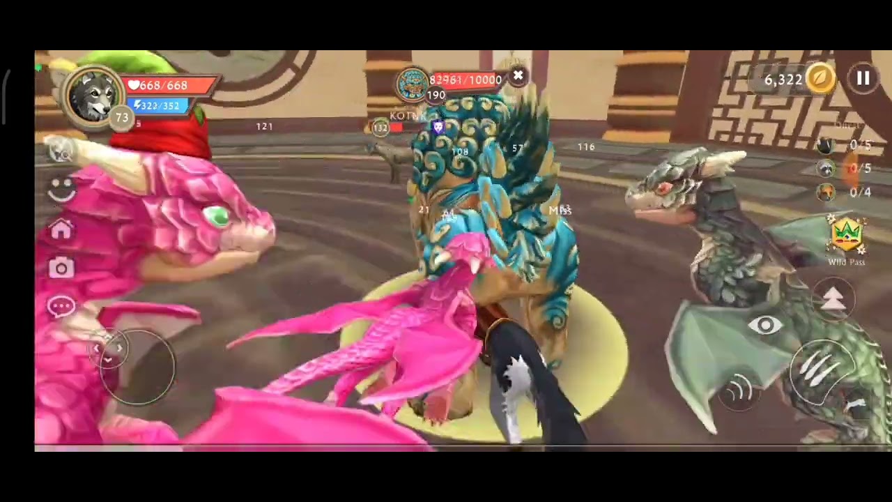 (Wildcraft) Killing 2 bosses Chinese Dragon and Shishi in the Chinese ...