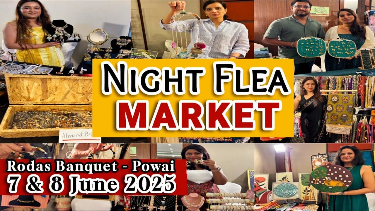 Hiranandani, Powai Rodas Banquet मध्ये सुरू आहे Night Flea Market ...
