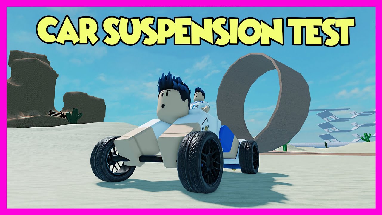 ⚽KENDİMİZDEN ARABA YAPIYORUZ TEST EDİYORUZ ! | ROBLOX CAR SUSPENSION ...