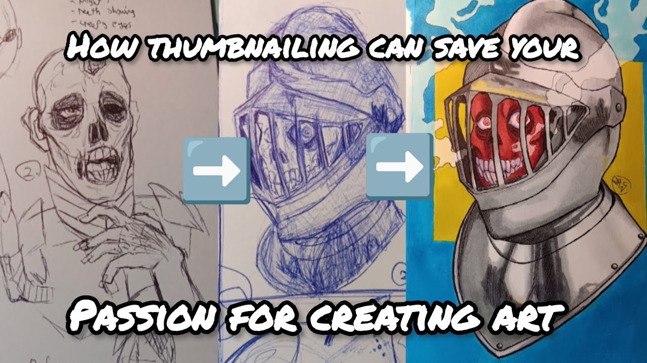 Creating Thumbnails Before Every Drawing Can Save You From Art Block ...