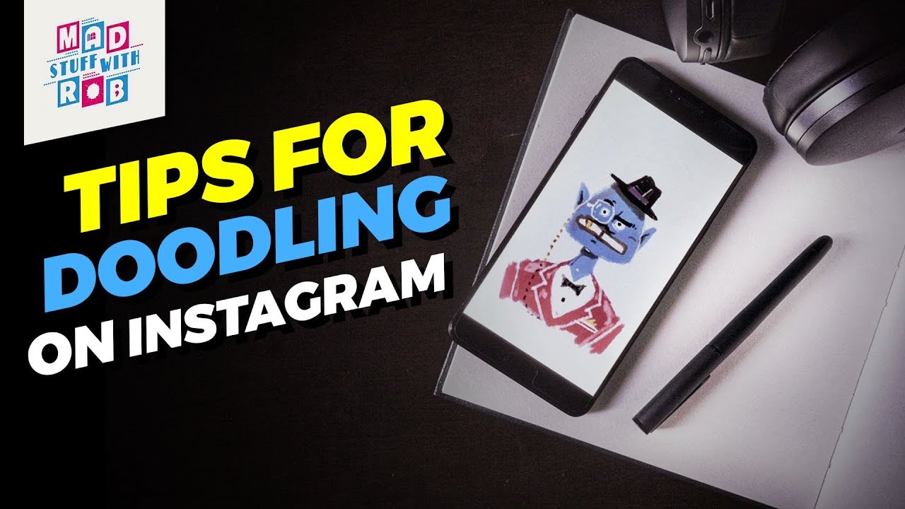 How To Doodle On Instagram - YouTube