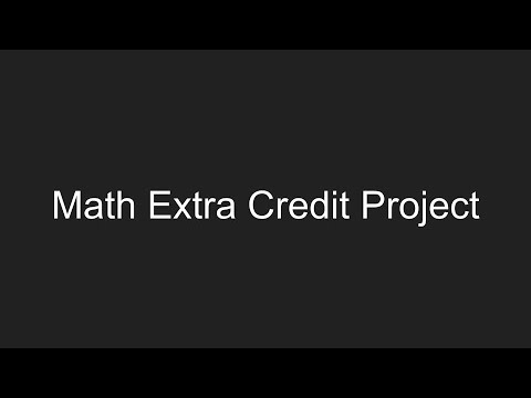 Math Extra Credit - YouTube