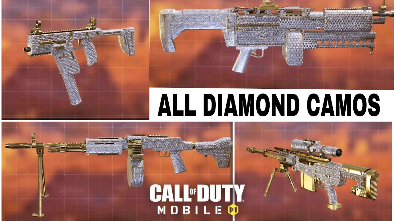 *NEW* DIAMOND WEAPONS CAMOS IN CALL OF DUTY MOBILE SEASON 13 - YouTube