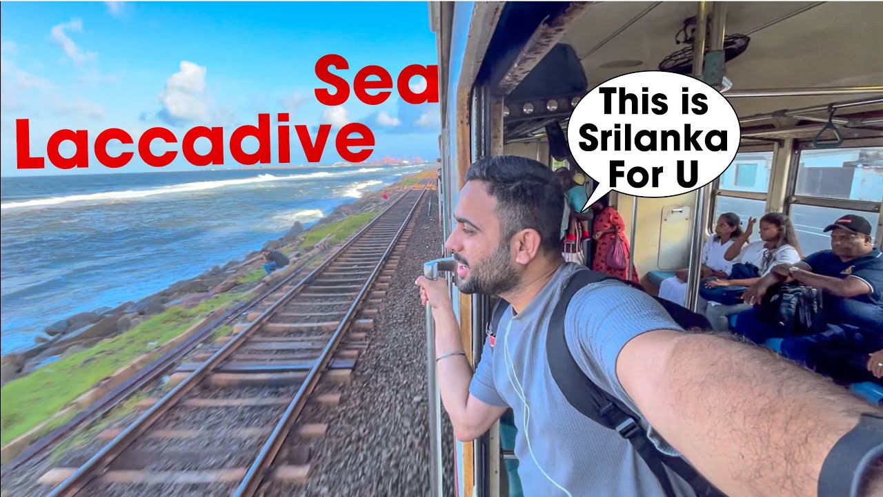 Unbelievable Sea 🌊 Parallel Train Ride | Sri Lanka’s Coastal Marvel ...
