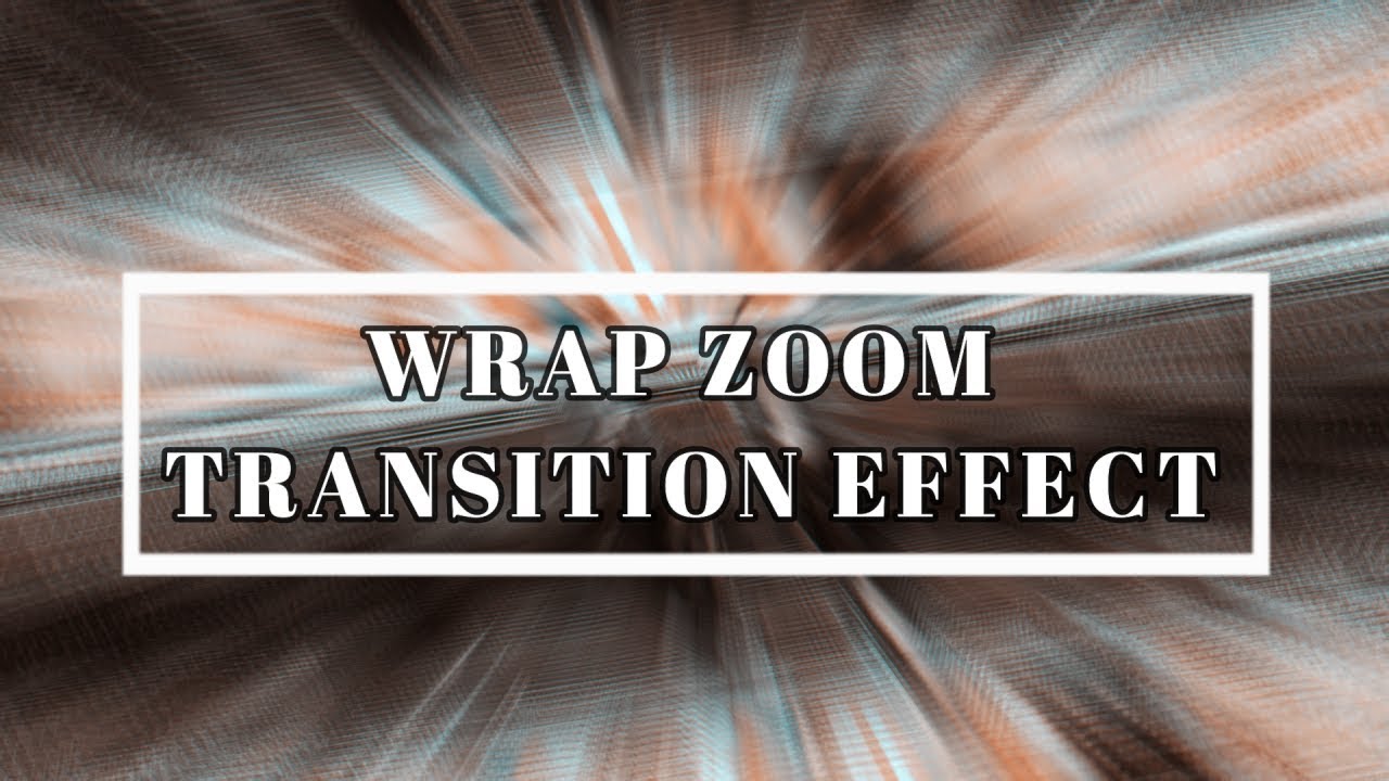 FILMORA 9 | HOW TO USE WARP ZOOM TRANSITION EFFECT | TUTORIAL| SKF ! - YouTube