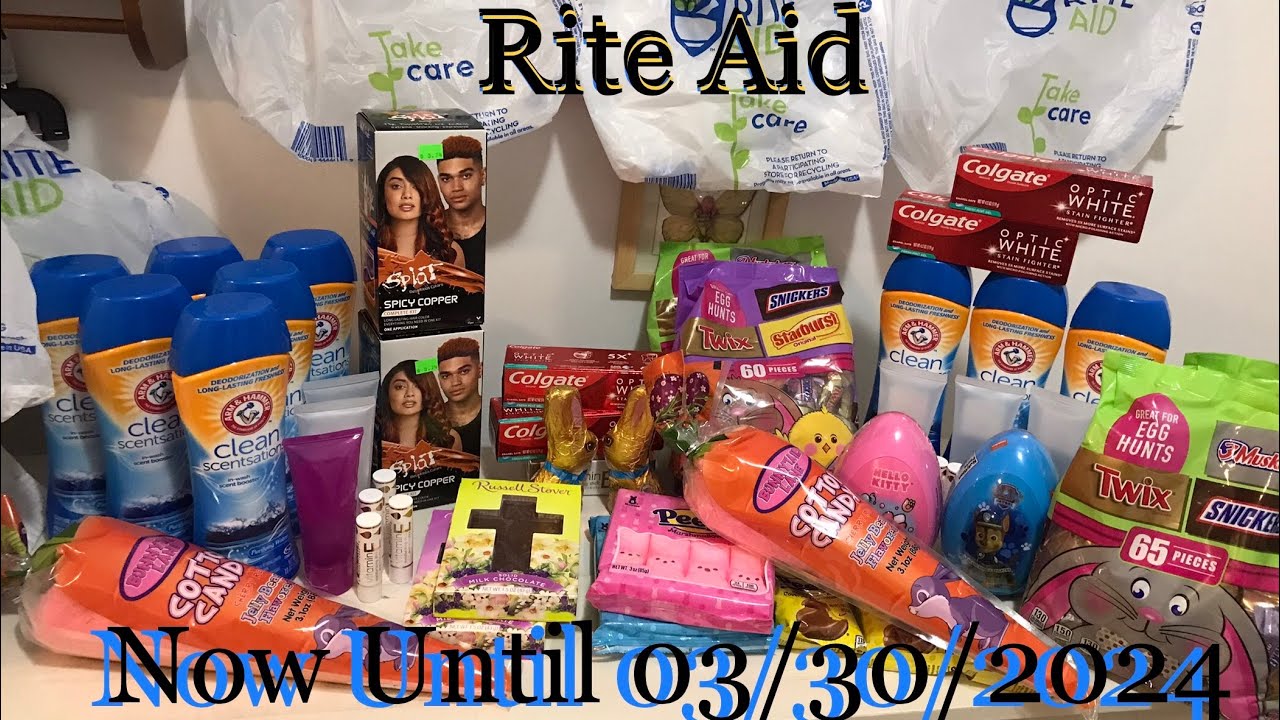 My Rite Aid CHEAP 2nd in Store Shopping Trip THIS WEEK | HOT Buys ...