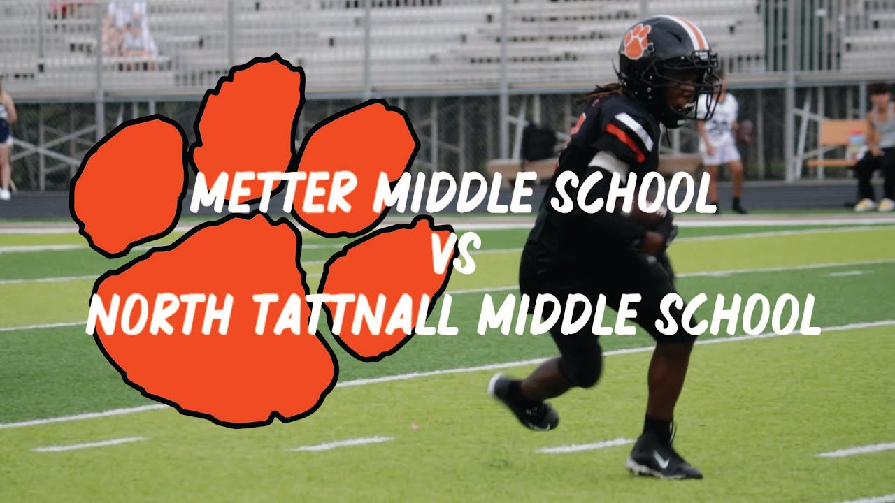 Metter MS Football vs North Tattnall MS - YouTube