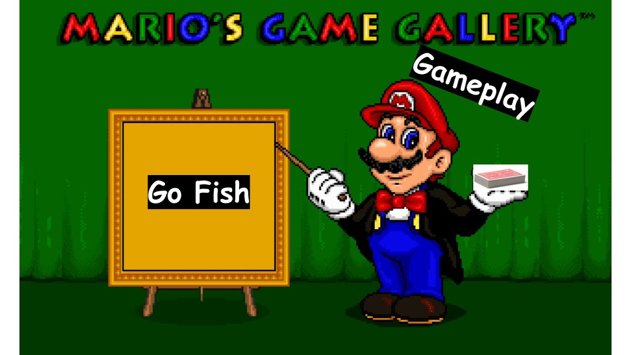 Mario's Game Gallery Gameplay (Go Fish) - YouTube
