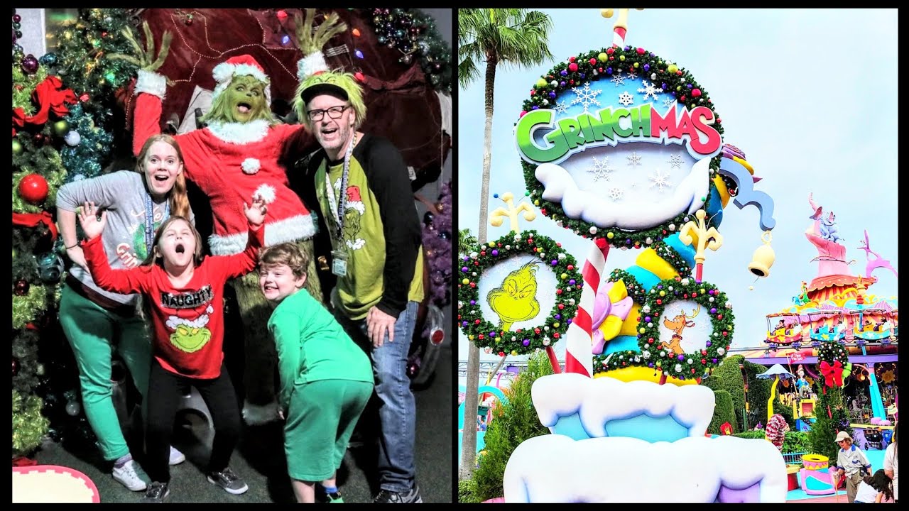 All the GRINCHmas Fun at Universal Orlando | Meeting the Grinch, Grinch ...