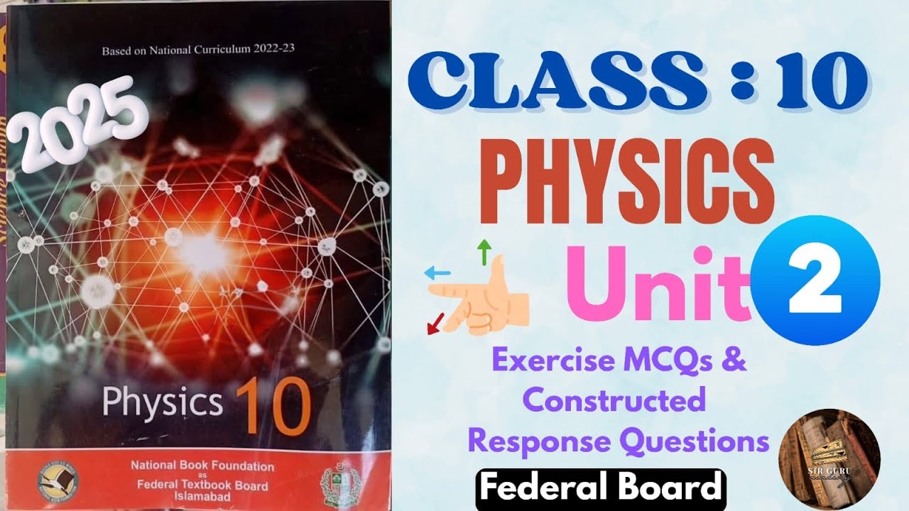 Fbise PHYSICS Class 10 Unit 2 Thermal Transformations Exercise MCQs ...