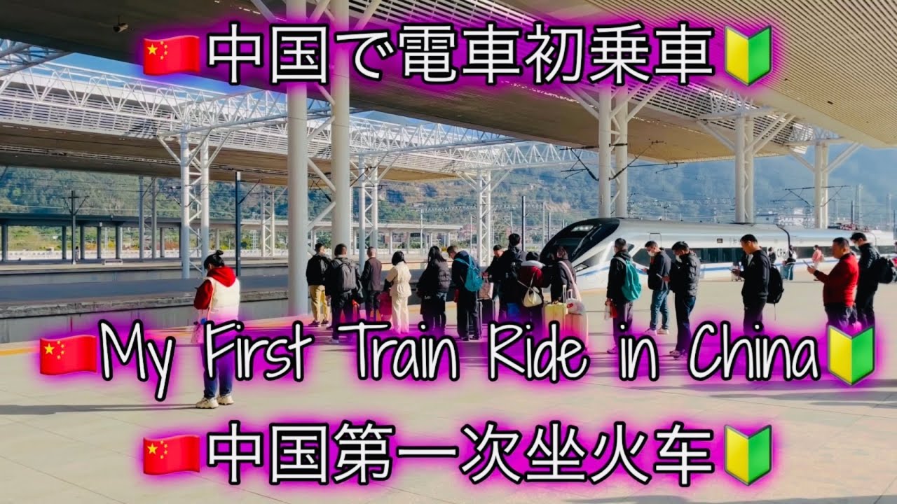 【結婚の手続きPart1】🇨🇳中国で電車初乗車🔰My First Train Ride in China - YouTube