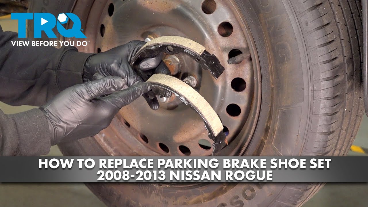 How to Replace Parking Brake Shoe Set 2008-2013 Nissan Rogue - YouTube