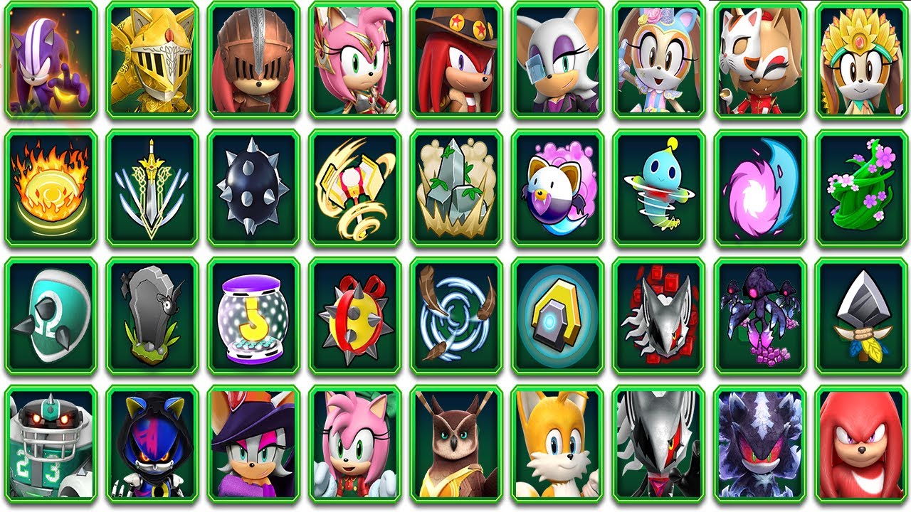 Sonic Forces - All 18 Special and Challenger Characters with UNIQUE ...