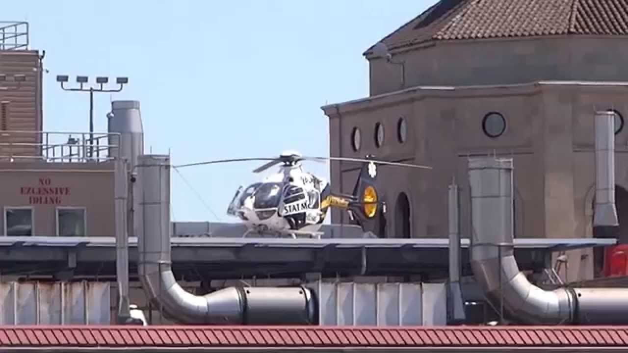 STAT MedEvac 1 N639ME Taking Off From UPMC Presbyterian - YouTube