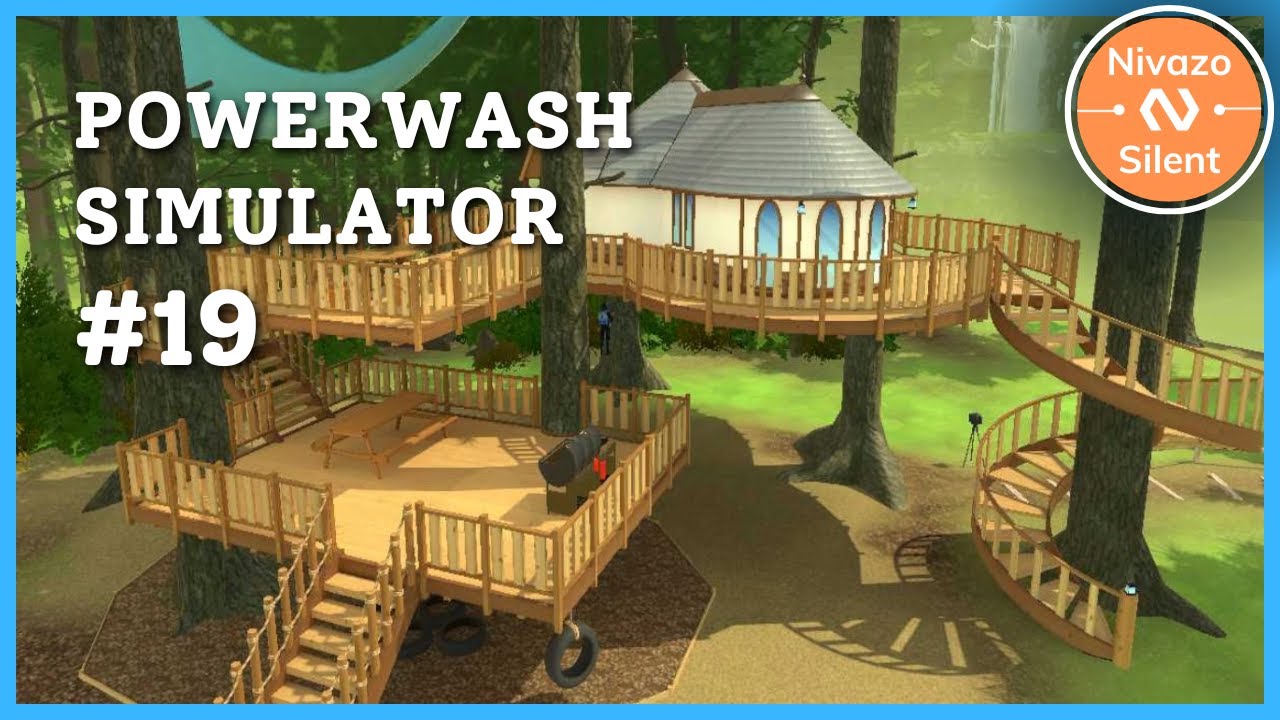 Tree House Cleaning is Finally Done! - Part 2 // PowerWash Simulator Ep ...