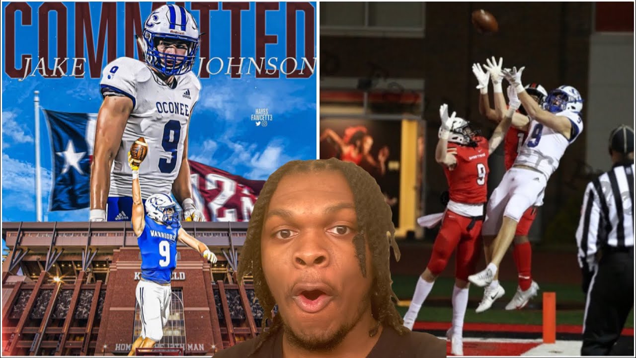 Jake Johnson Highlights Reaction! Texas A&M Commit Jake Johnson Senior ...