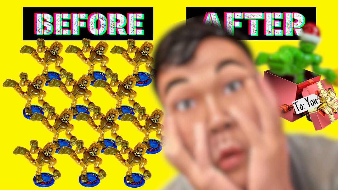 Customizing Akedo Warriors For 24 Hours Straight Then Giving Them All ...