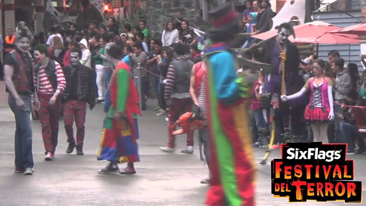 Festival Del Terror Six Flags Mexico - !ZOMBIE WALK 2014 COMPLETO ...