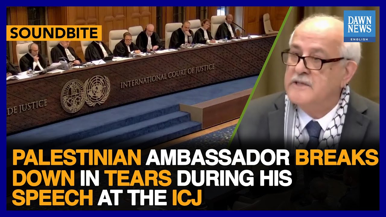 Palestinian Ambassador Breaks Down In Tears During His Speech At The ...