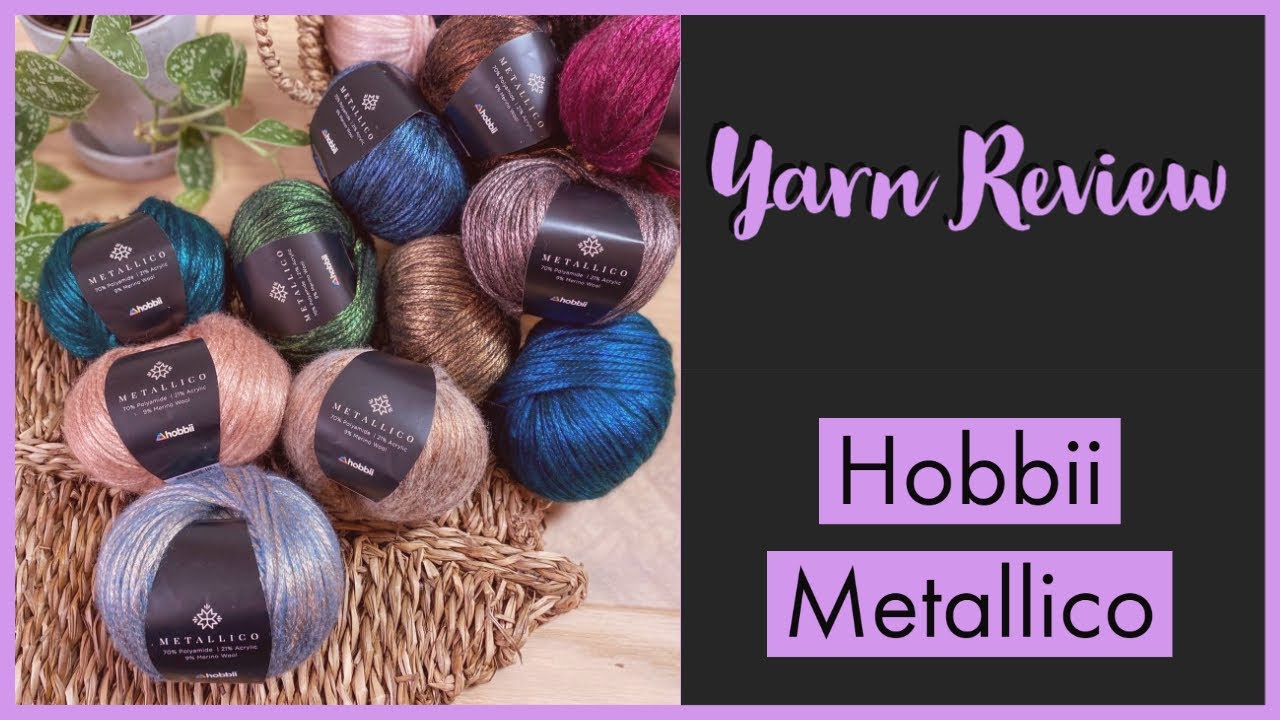 Yarn Review - Hobbii Metallico - YouTube