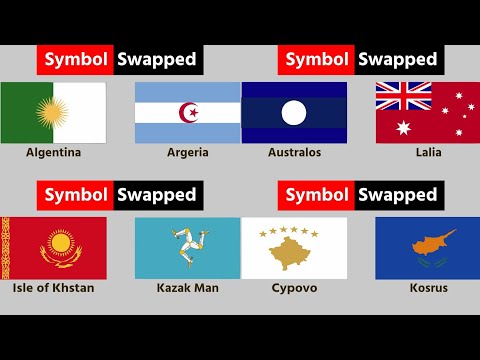 Flag Symbol Swapped | Algeria swapped Argentina #flags #swapped