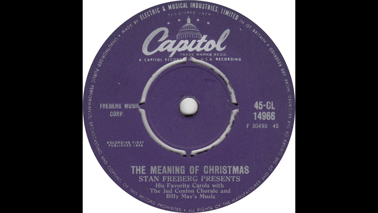 Stan Freberg Presents - The Meaning Of Christmas - YouTube