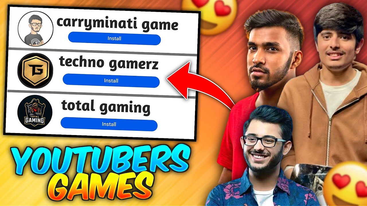 I Played Youtubers Games On Playstore - YouTube