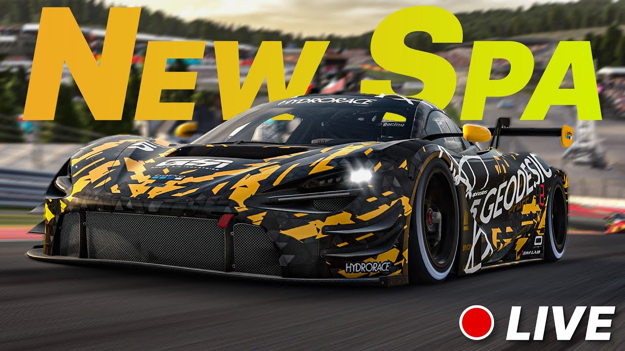 Finally trying out the updated Spa in IMSA | !qr !wheel | iRacing Live ...