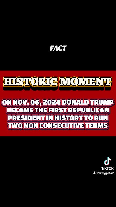 DONALD TRUMP HISTORICAL MOMENT #trump #politicalnews #history - YouTube