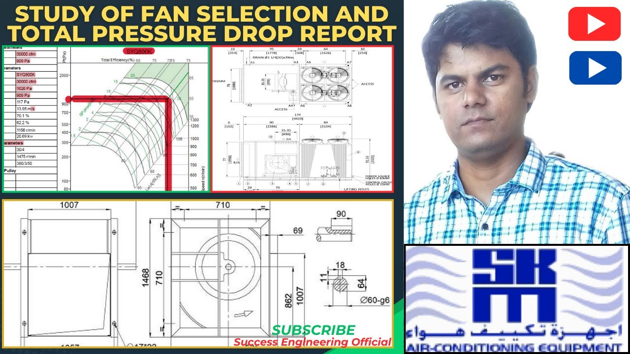 Study of Fan selection and pressure drop data sheet II Success ...