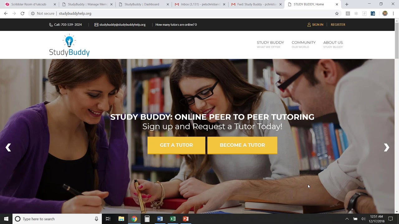 Study Buddy Online Tutoring - YouTube