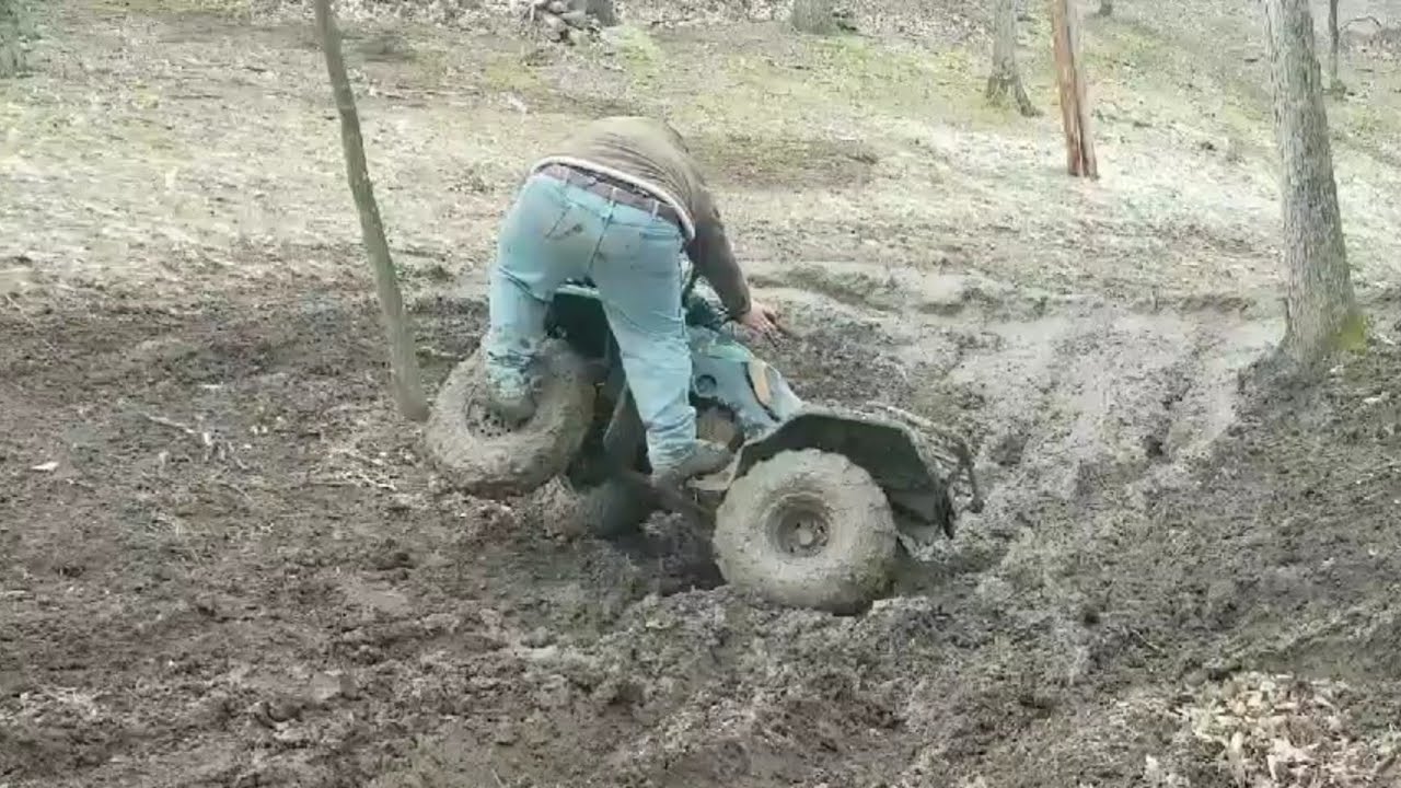 Almost A Roll Over In The Spring Fed Mud Hole - YouTube