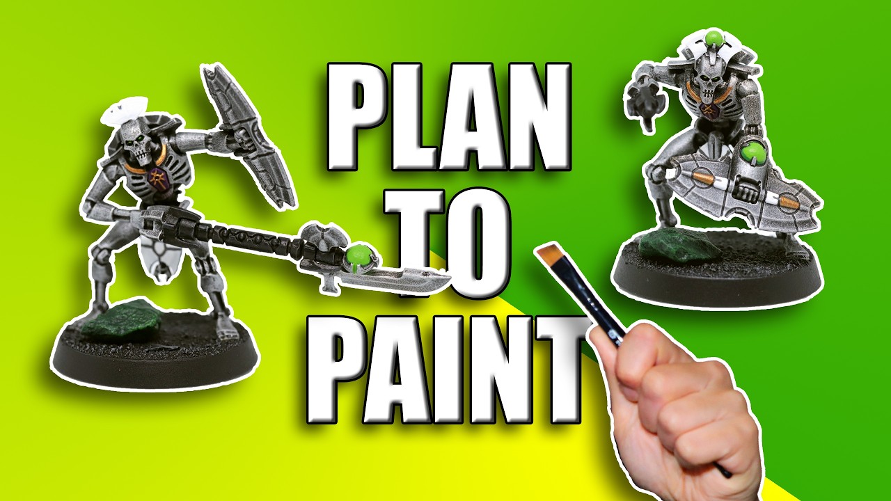 Warhammer 40k Necrons Painting 🖌️ Kitbashed Lychguard 🧲 Praetorians ...