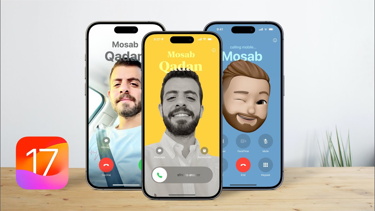 How To Customize Your iPhone Full Screen Calling iOS 17 - YouTube