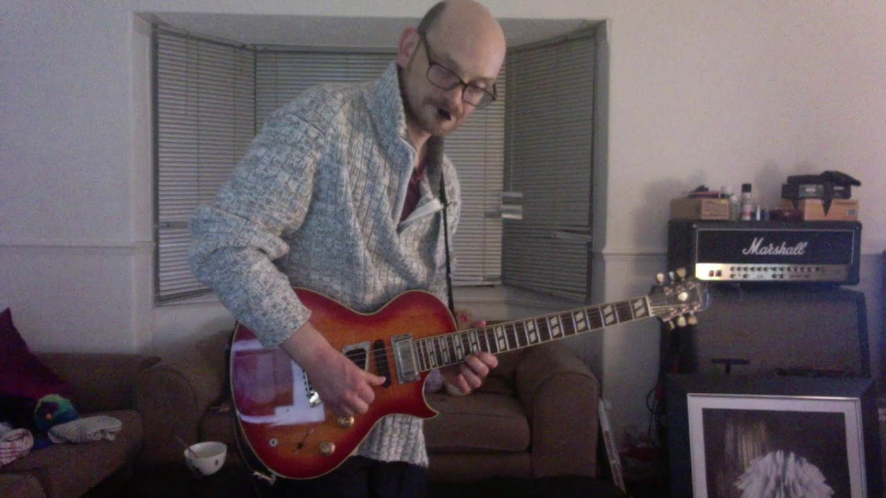 Smooth jazz guitar improv solo - first time hearing the backing track ...