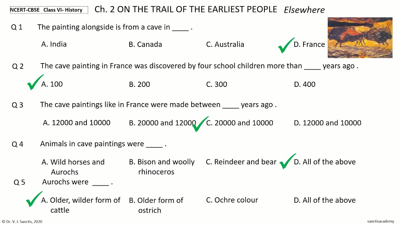 NCERT CBSE History Class 6 Ch 2 Elsewhere - MCQ Quiz Objectives - YouTube