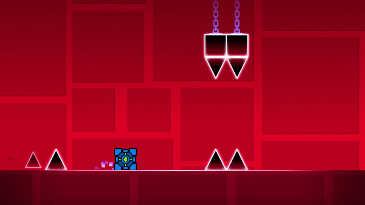Geometry Dash - Stereo Madness tutorial (1st attempt) - YouTube