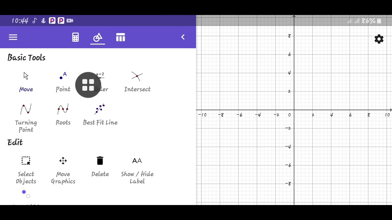 GeoGebra Tutorial 5 - Angular bisection of points and lines - YouTube